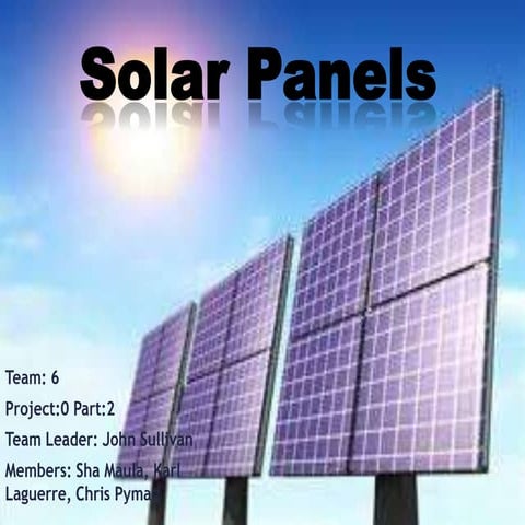 Solar panels | PPT