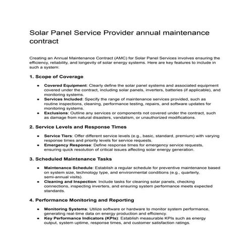 Solar Panel Service Provider annual maintenance contract.pdf