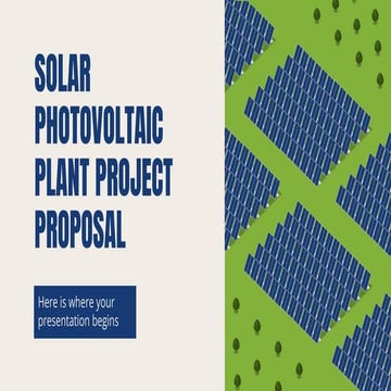 Solar Photovoltaic Plant Project Proposal by Slidesgo.pptx