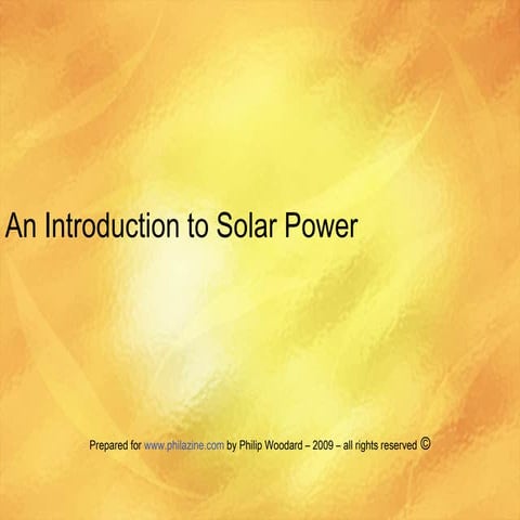 Solar Power | PPT