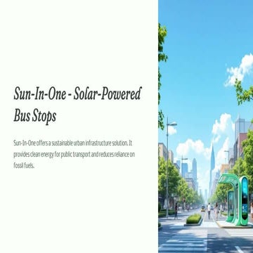 Bus shelter lighting systems Sun-In-One | PDF