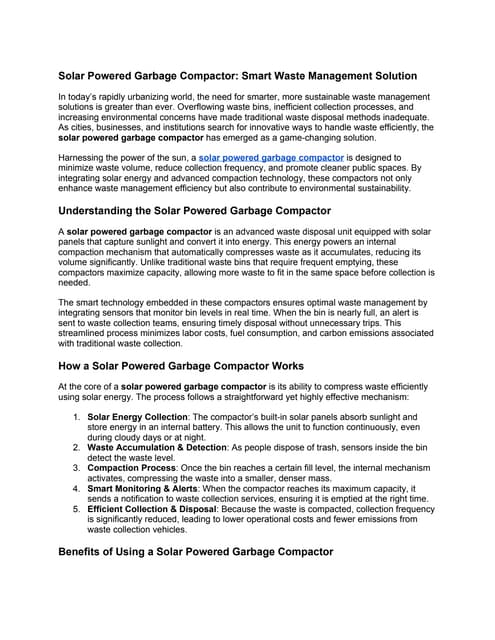 Solar Trash Compactor_ Maximize Waste Efficiency.docx