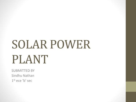 1.introduction to Solar Energy | PPT