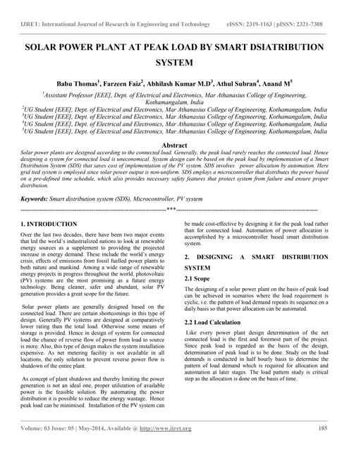 Load shedding and load scheduling (ppt) | PPTX