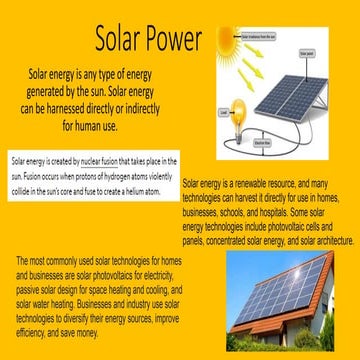Solar Power ppt.pptx | Science