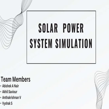 Simulation of solar cells (LTspice) | PPT