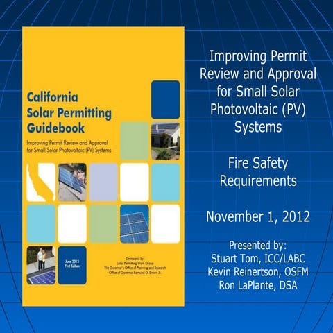 Solar PV fire safety | PPT