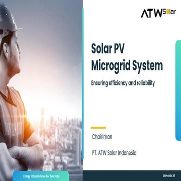 Solar PV Microgrid System - PT ATW Solar Indonesia.pptx.pdf