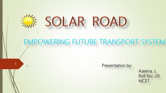Microcontroller solar car | PPTX