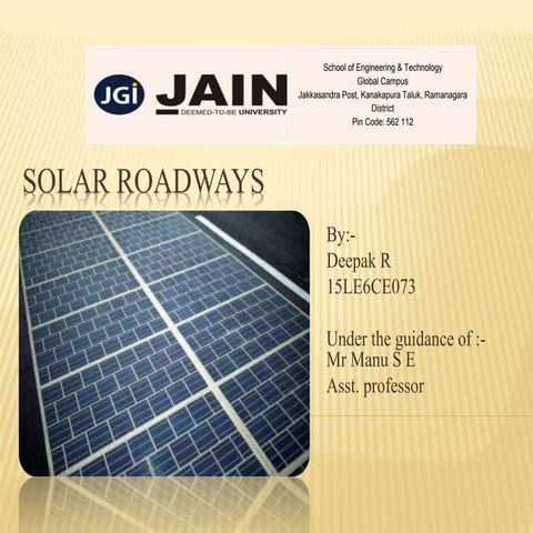Solar Roadways | PPTX
