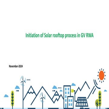 Solar rooftop power generator plan for residential society | PPT
