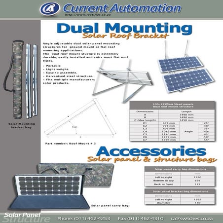 Solar structure and accesories | PDF