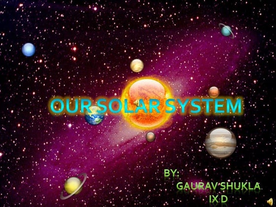 The Solar System Powerpoint | PPT