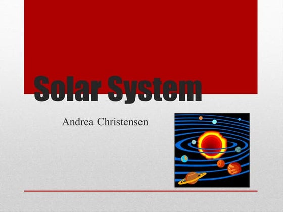 The Solar System for Grades 3-8 | PPT