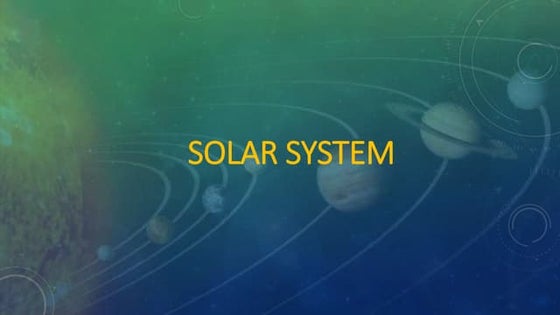 The Solar System Poster.pptx Presentation | PPTX | Space and Astronomy ...
