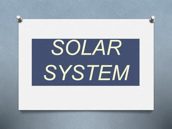 Solarsystem | PPT