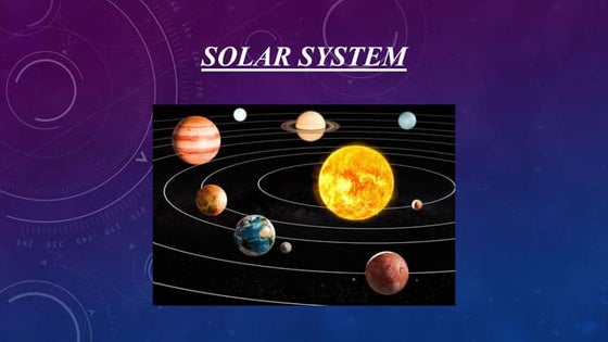 Presentation on solar system | PPTX