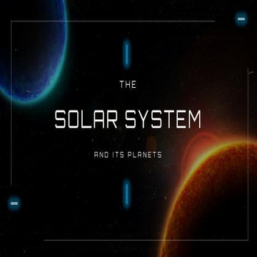 Project on Solar system and its nearby planets from earth | PPT