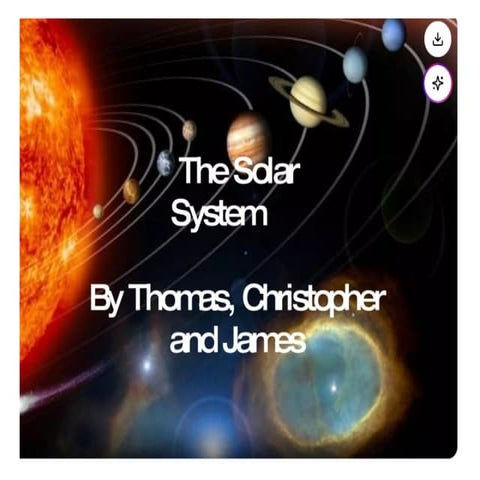 The Solar System and its components. pptx | PPTX