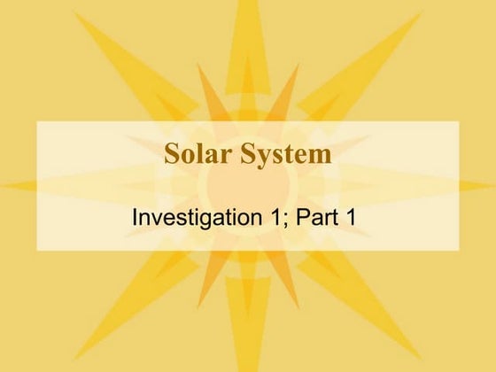 Why Solar System is Important? | PDF