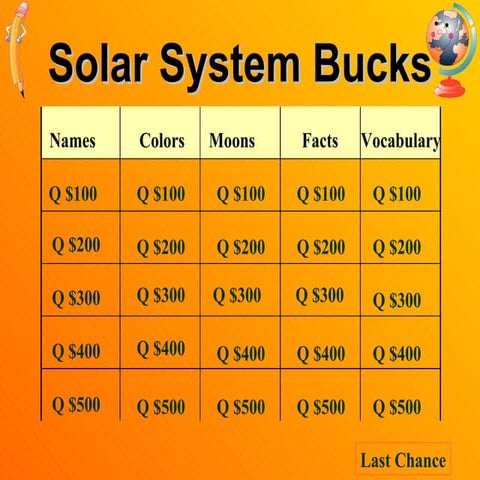 Solar system jeopardy berg | PPT
