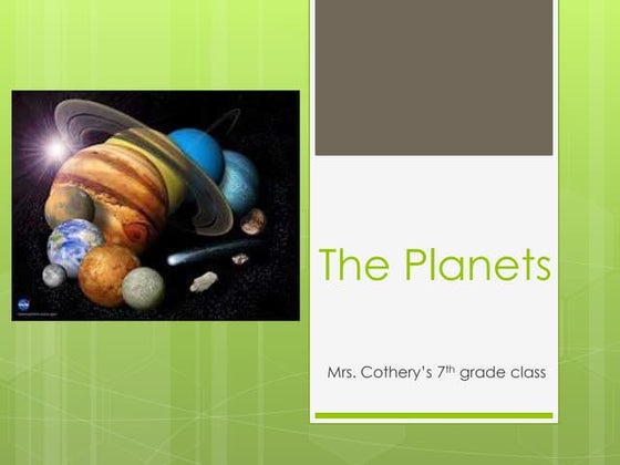6th Grade Chapter 14- solar system | PPT
