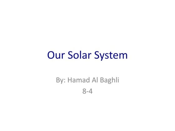 6th Grade Chapter 14- solar system | PPT | Space and Astronomy | Science