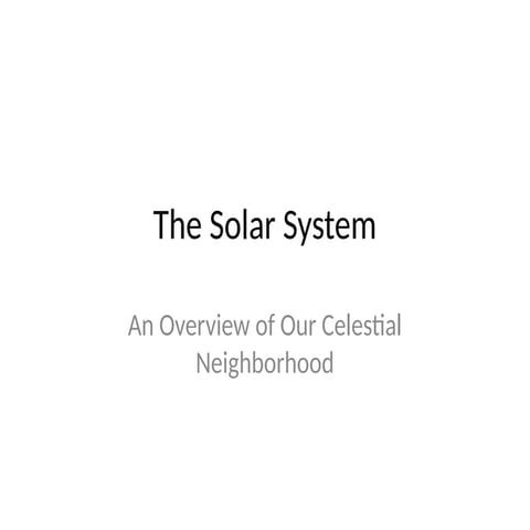 Solar system for kids best Presentation.pptx