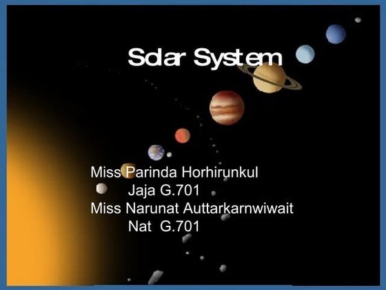 Solar system | PPT