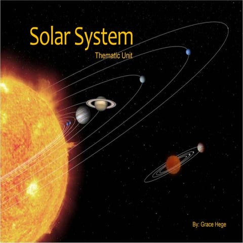 Solar System Thematic Unit | PPT