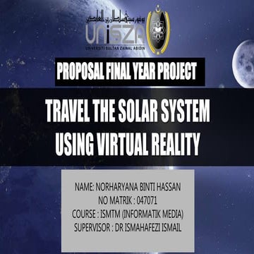 Solar system Virtual Reality | PPTX