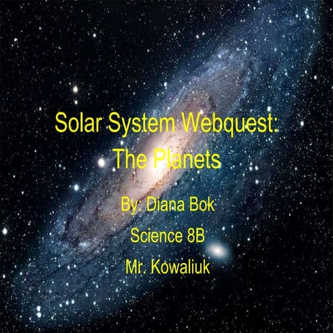 Solar system webquest | PPT