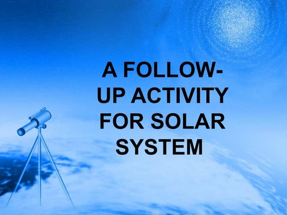 Solar system | PPT
