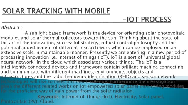 Multiple Solar Panels Fault Detection.pptx