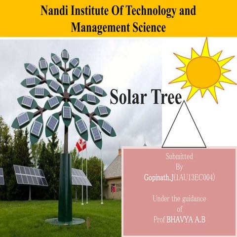 Solar tree | PPTX