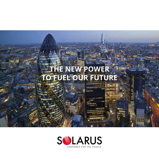Solarus Brochure 2017 | PDF