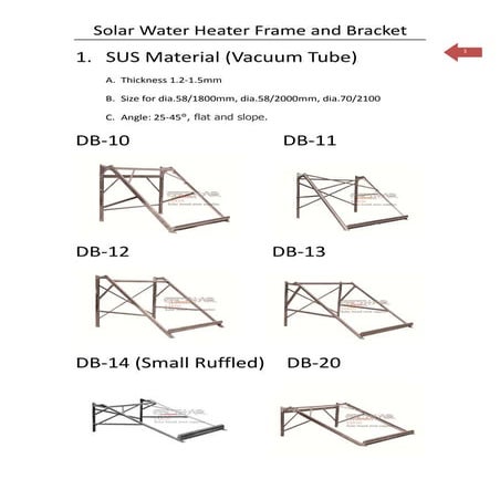 Solar water heater frame | PDF