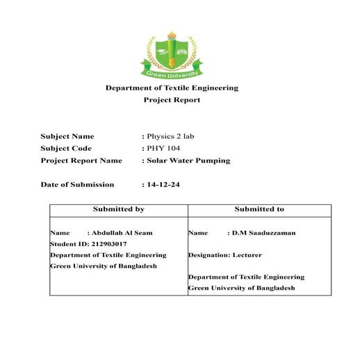 A project report on Solar water pumping.pdf