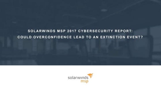 Solarwinds msp