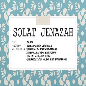 SOLAT JENAZAH | PPTX