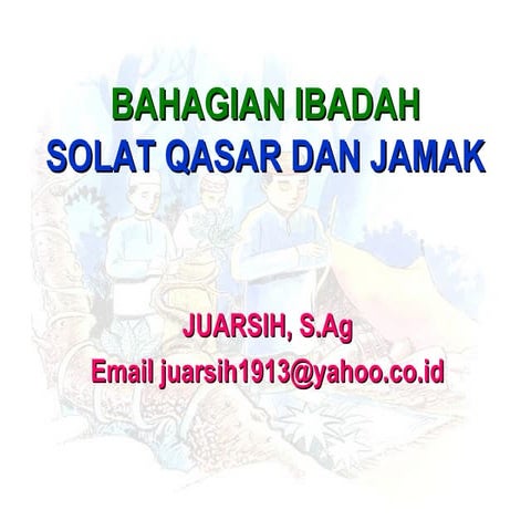 Solat qasar & jamak | PPT