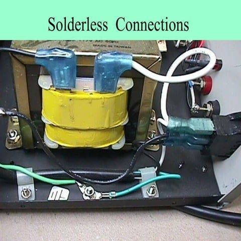 Solderless connections | PPT