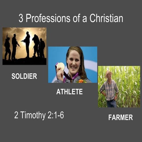 Soldier athlete farmer | PPT