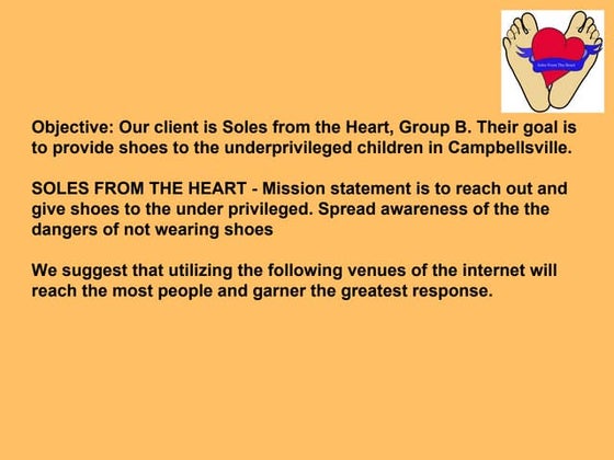 Solesfrom Theheart presentations