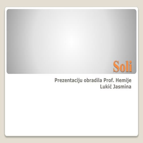 Soli | PPTX
