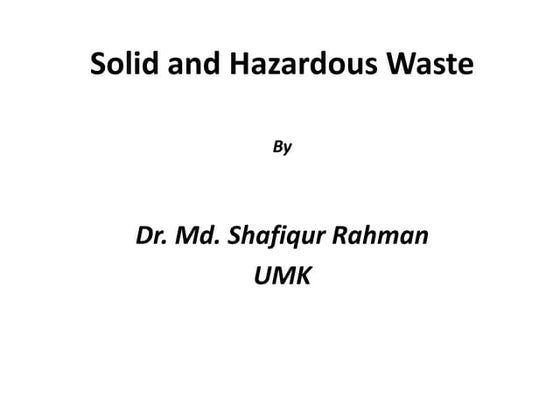 collection storage and transportation of solid waste | PPT