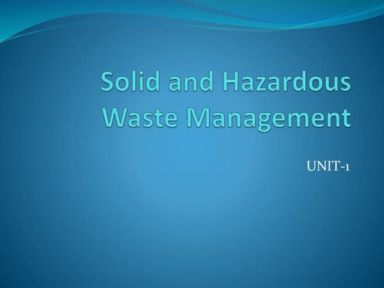 Report on solid waste management | DOCX | Environmental Services Industry | Industries