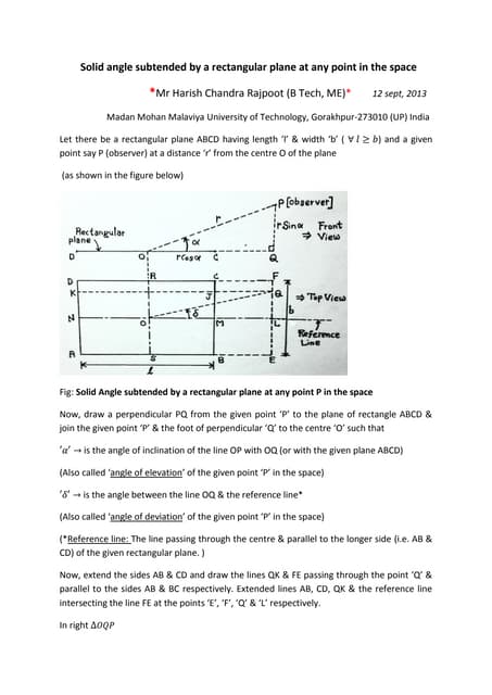 Hcr's derivations of 2 d geometry | PDF