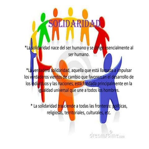 La solidaridad | PPTX