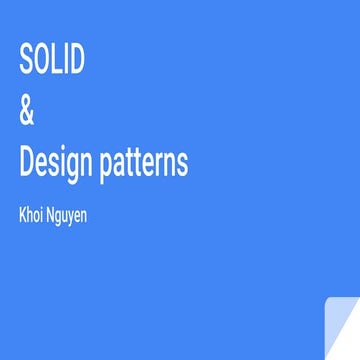 SOLID & Design patterns.pptx